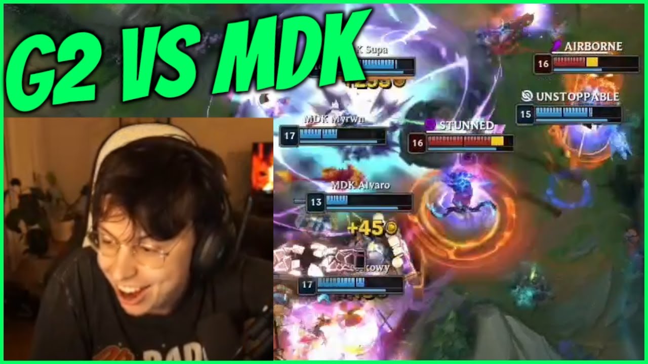 Caedrel Reacts To Ending Of Crazy G2 VS MDK Series - YouTube