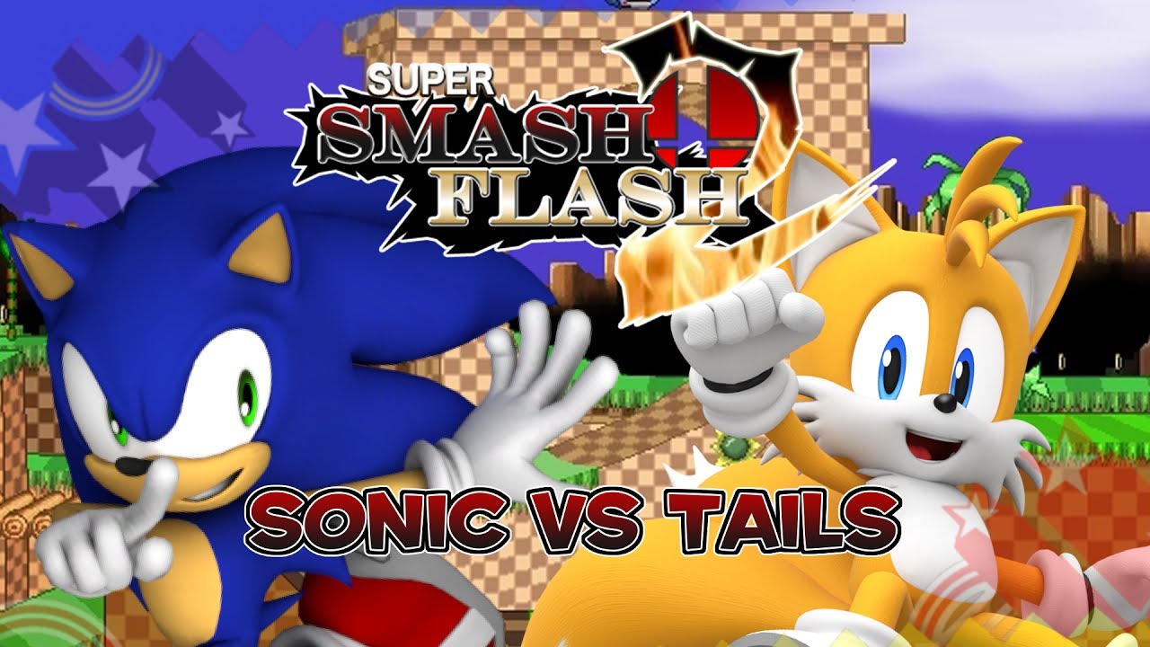 Super Smash Flash 2 Beta - Sonic VS Tails - YouTube