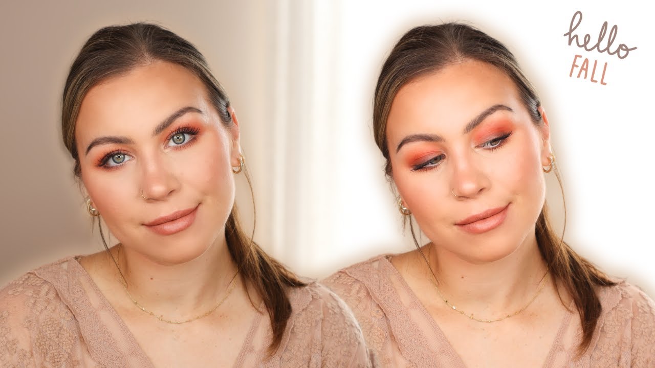 FALL OMBRE EYE MAKEUP TUTORIAL 2023 | Using All Affordable Makeup - YouTube