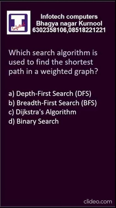 45 C and DS Technical MCQs | Infotech Computers | DR.S.Prem Kumar |Ph:- 6302358106 , 08518221221 ...