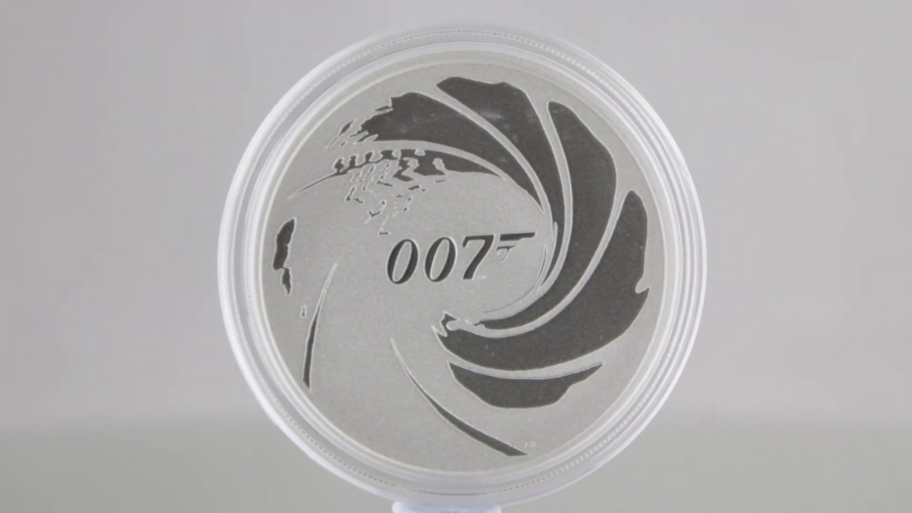 1 Oz Silver James Bond 007™ The Perth Mint - YouTube