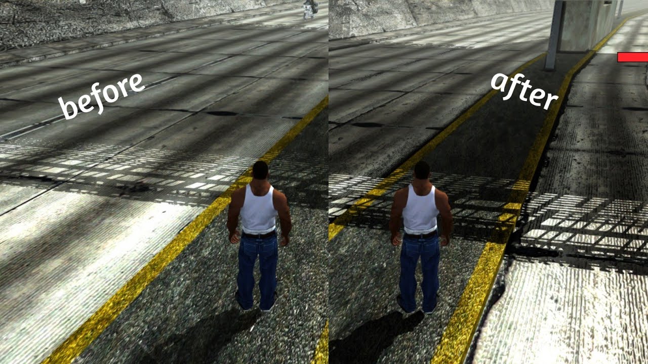 cara mengubah bayangan GTA sa pada mod grafik SA_DOX 2.0 agar lebih ...