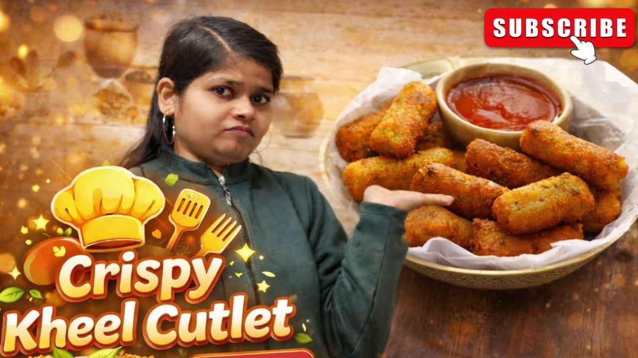 Crispy Kheel Cutlet 😍 | Aasan Aur Tasty Snack Recipe - YouTube