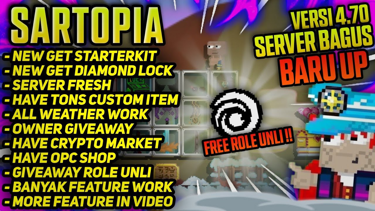 FREE ROLE UNLI🤤SERVER FRESH BARU UP CUY⁉️😲 | GTPS TERBARU 2024 | BEST ...