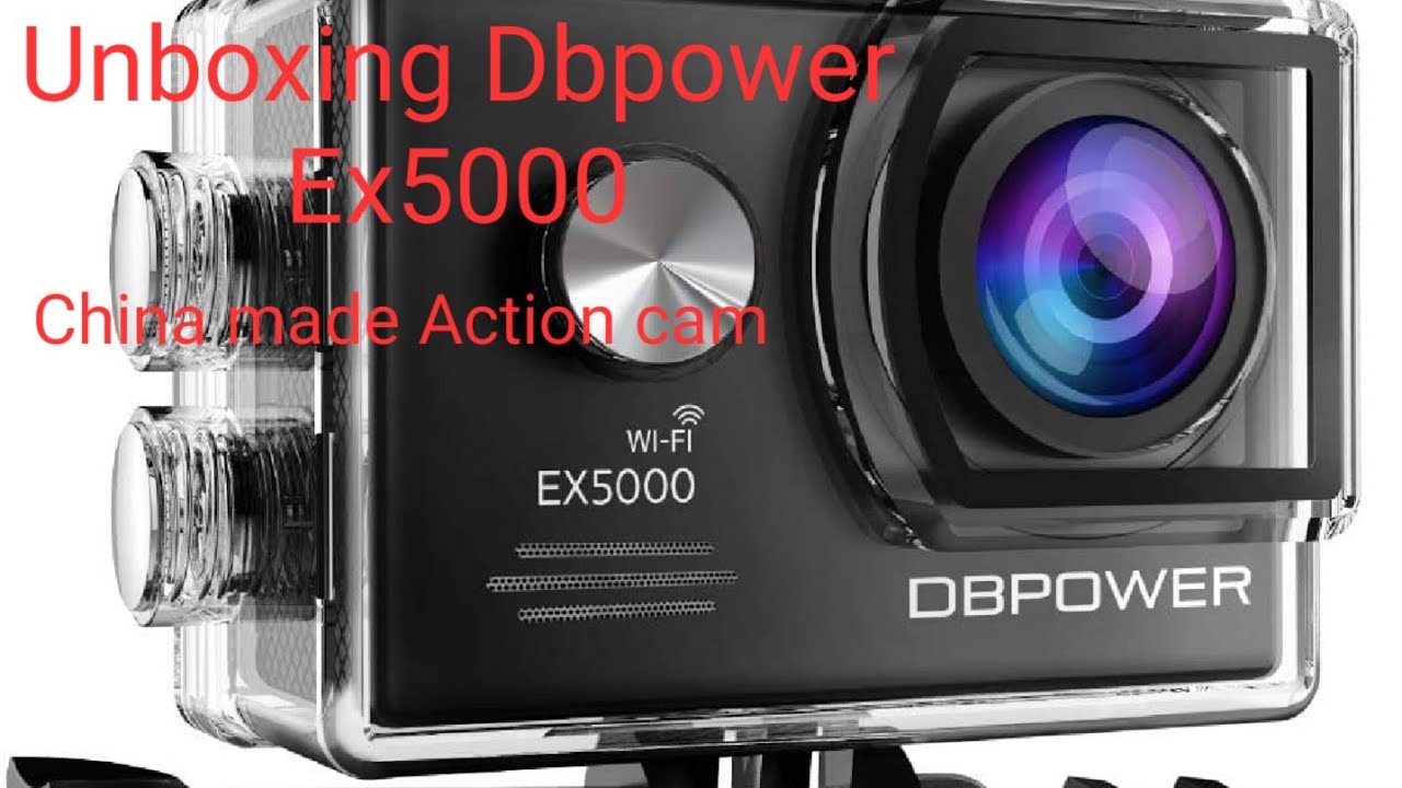 UNBOXING DBPOWER EX5000 ACTION CAM - YouTube