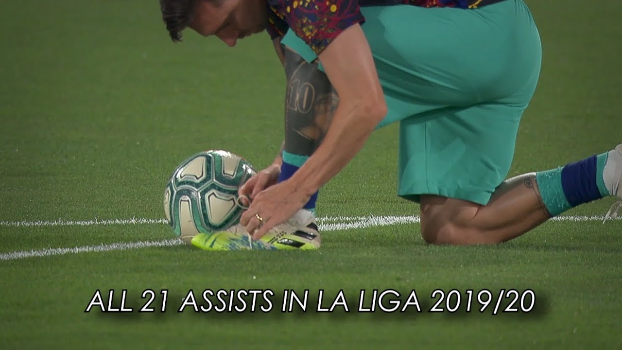 Lionel Messi | All 21 Assists in La Liga 2019_20 | New Record - YouTube