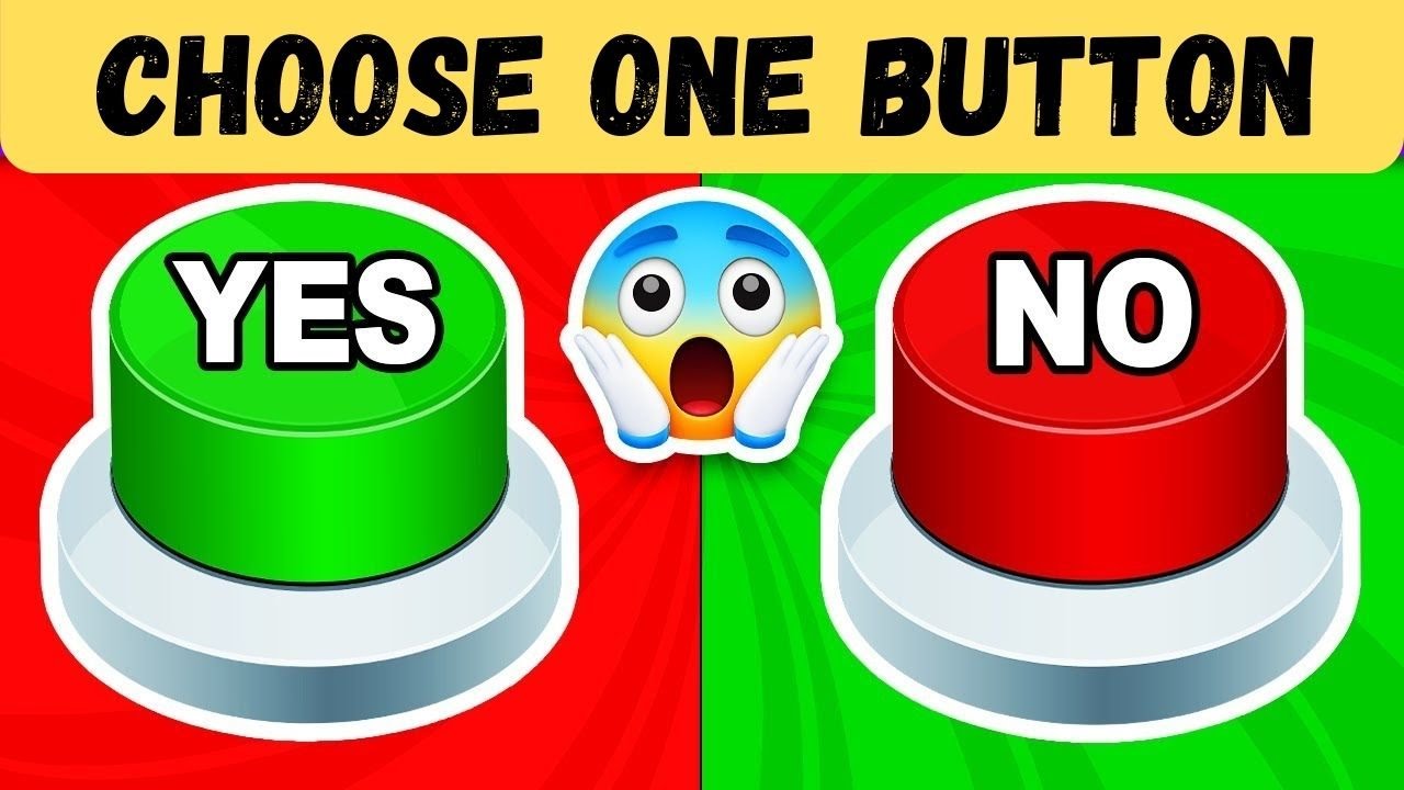 Choose One Button - YES or No Challenge #quizlab - YouTube