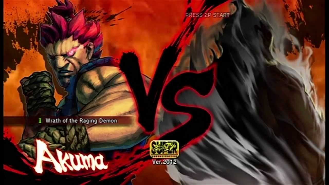 Super Street Fighter IV AE 2012 Akuma vs Gouken Boss - YouTube