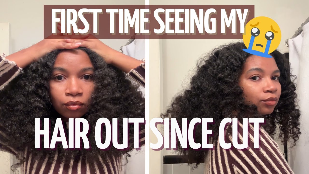 Reaction: Taking my hair down for the first time after chop.. 🥺 - YouTube