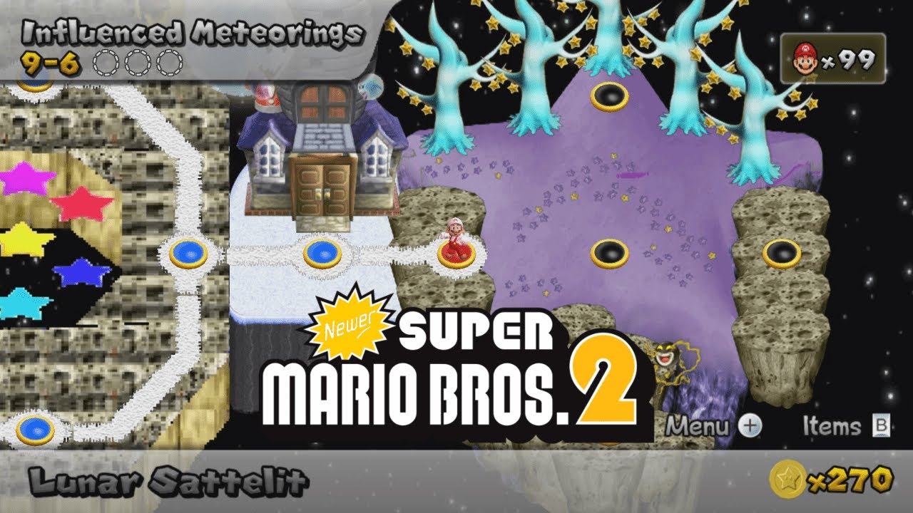 Newer Super Mario Bros.2 #46 Walkthrough 100% - YouTube