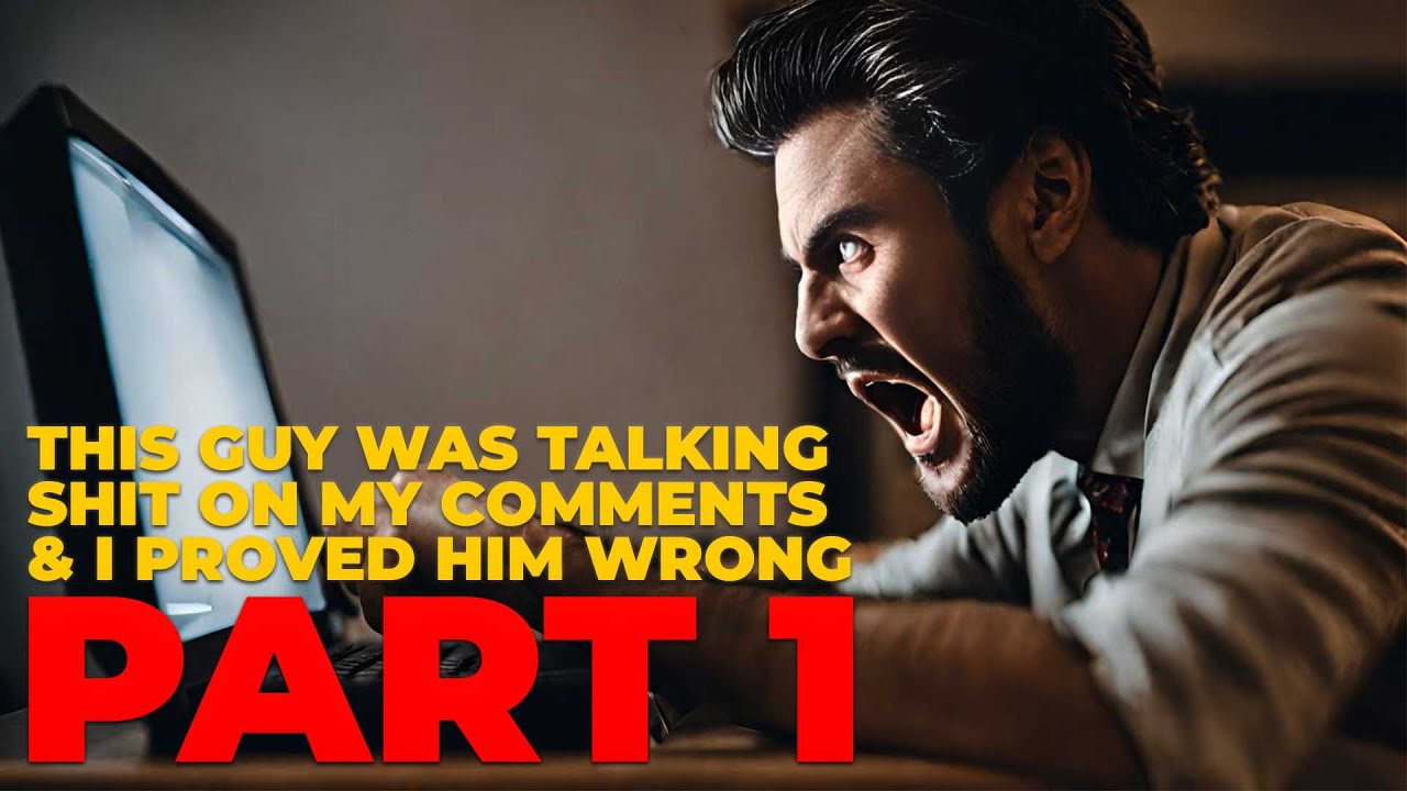He was talking $H!T on my comments so I called him out & saved him from ...