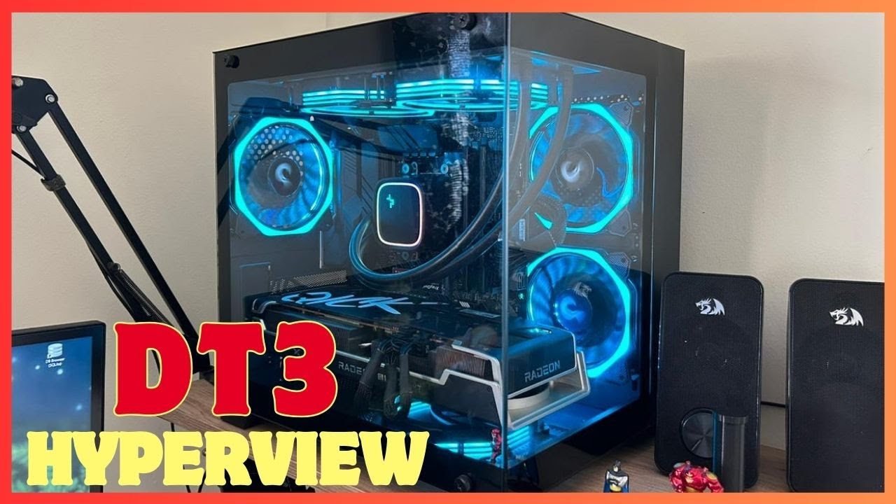 Gabinete DT3 HyperView - PRIMEIRAS IMPRESSÕES E MONTAGEM - YouTube