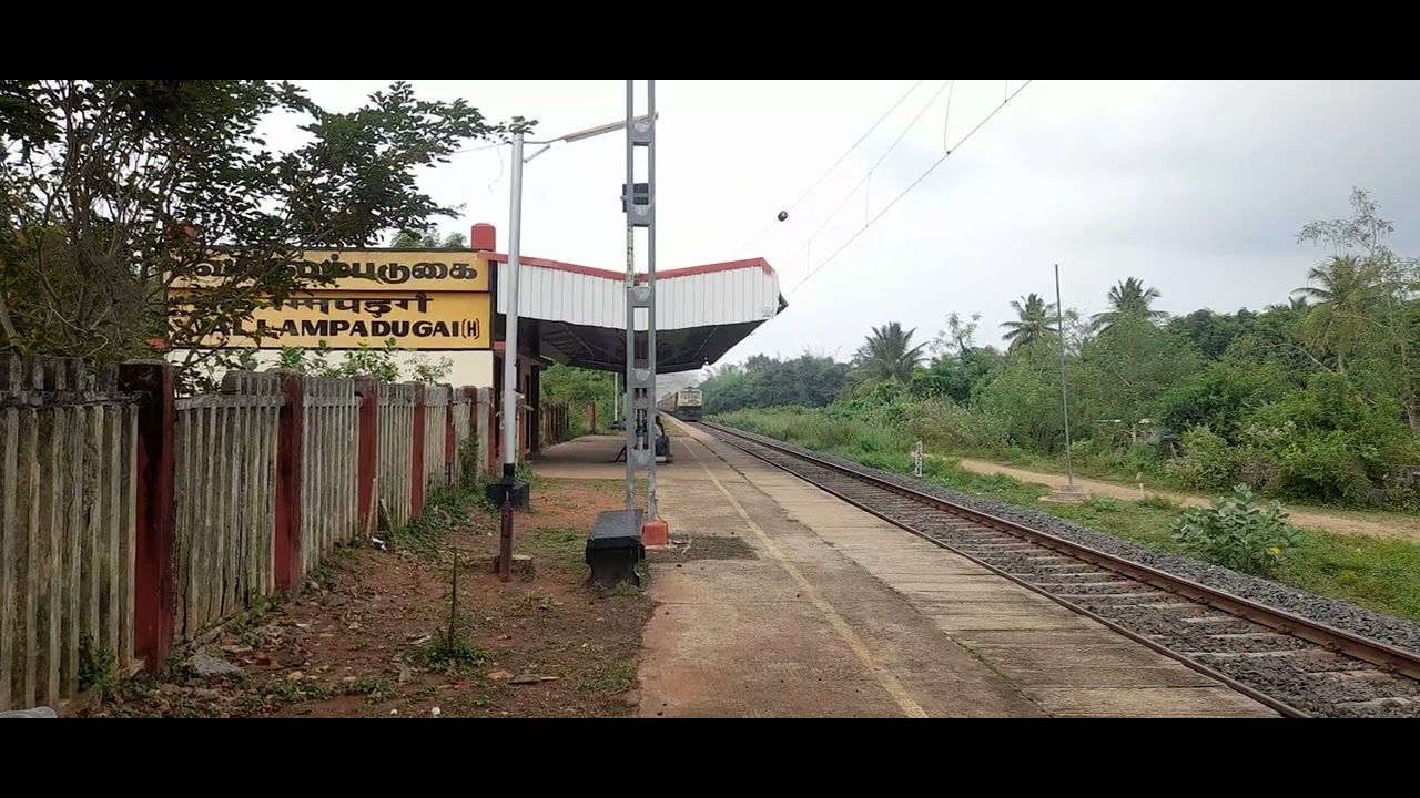 16861 PUTHUCHERRY TO KANYAKUMARI CAPE WKLY EXPRESS FANTASTIC HONKING ...