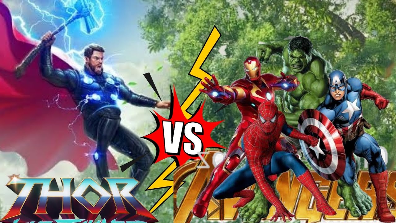 THOR ⚡ VS AVENGERS BATTLE WHO WILL WIN 😳 ? - YouTube