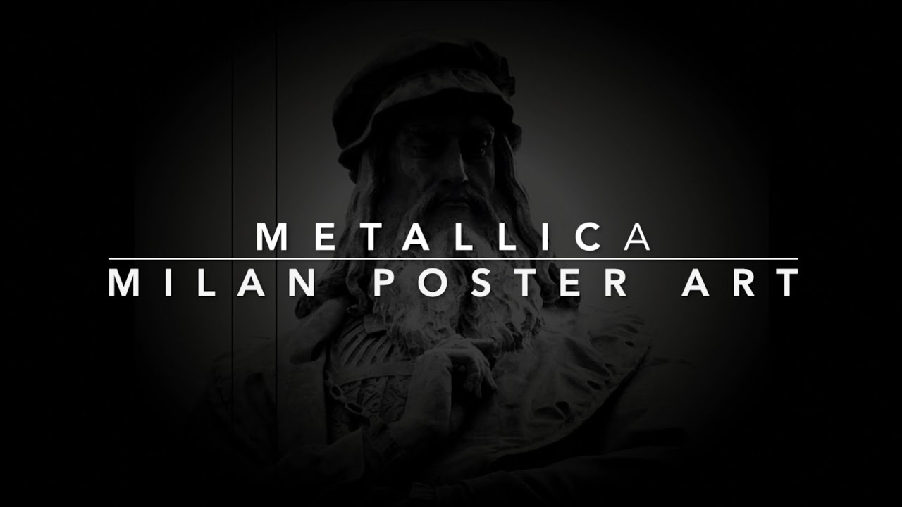 METALLICA Squindo Milan 5/29/24 Poster creation - YouTube