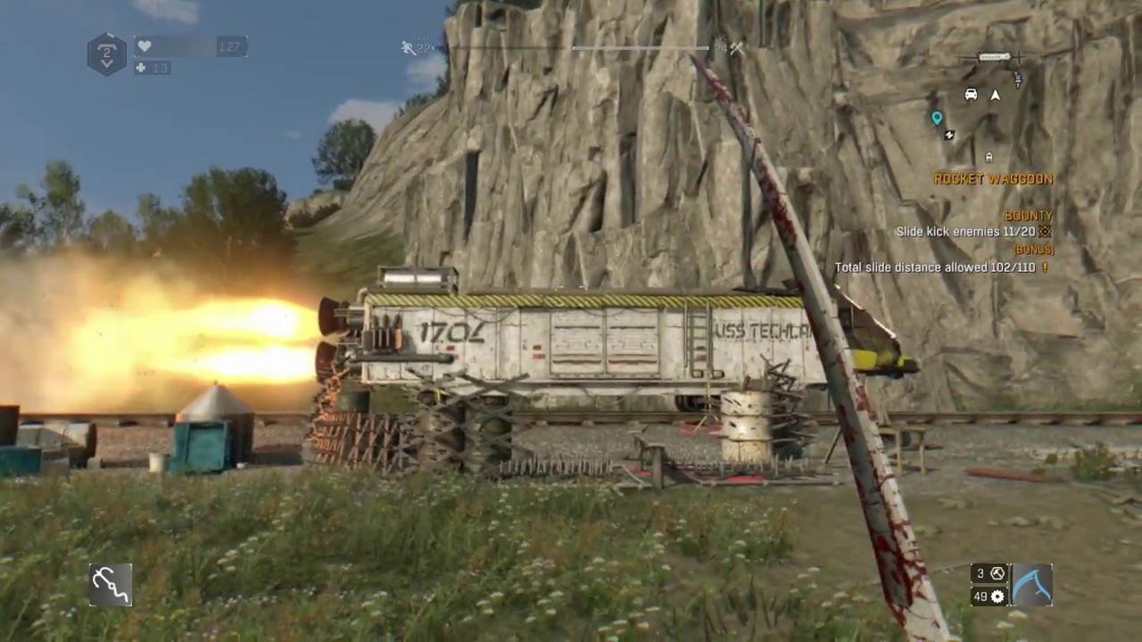 Dying Light: The Following - Rocket Train (spoilers) - YouTube