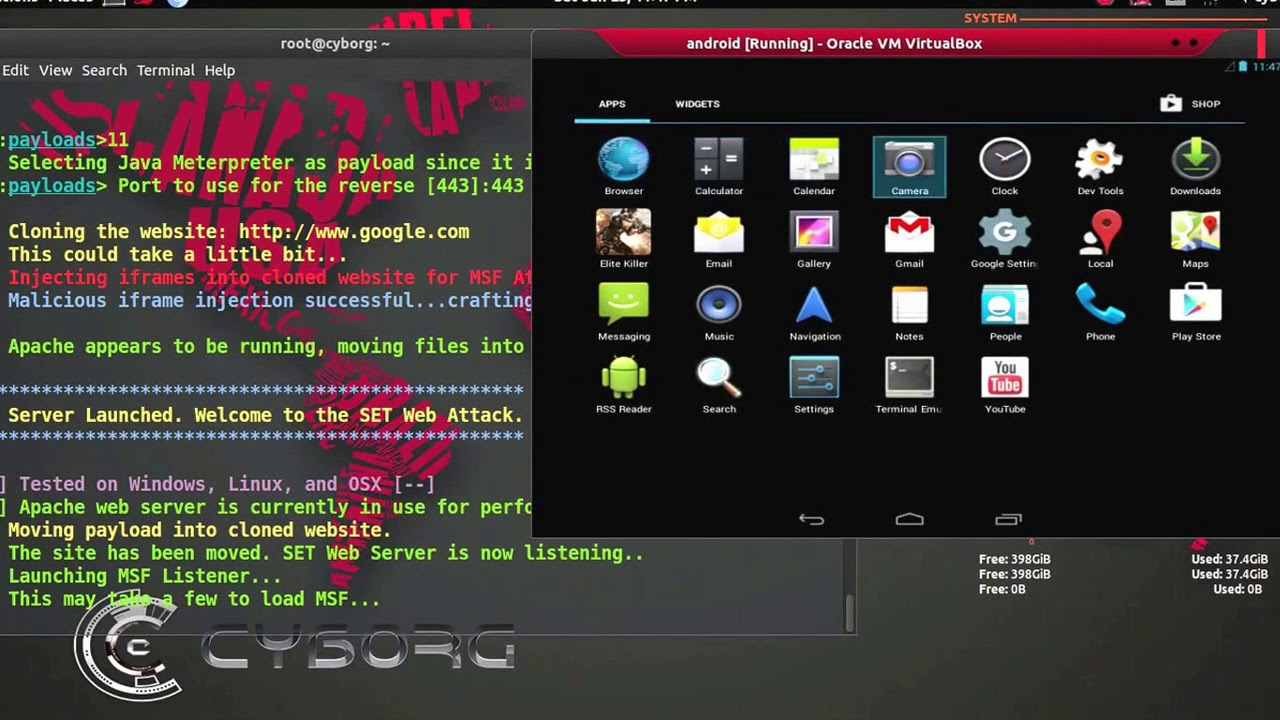 How To Use SeToolkit Browser on Cyborg Hawk Linux - YouTube