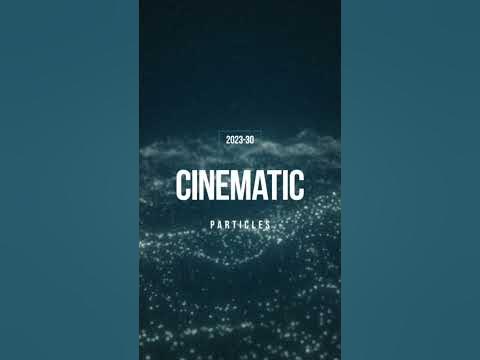 Cinematic Particle Magic | After Effects & Particular Tutorial - YouTube