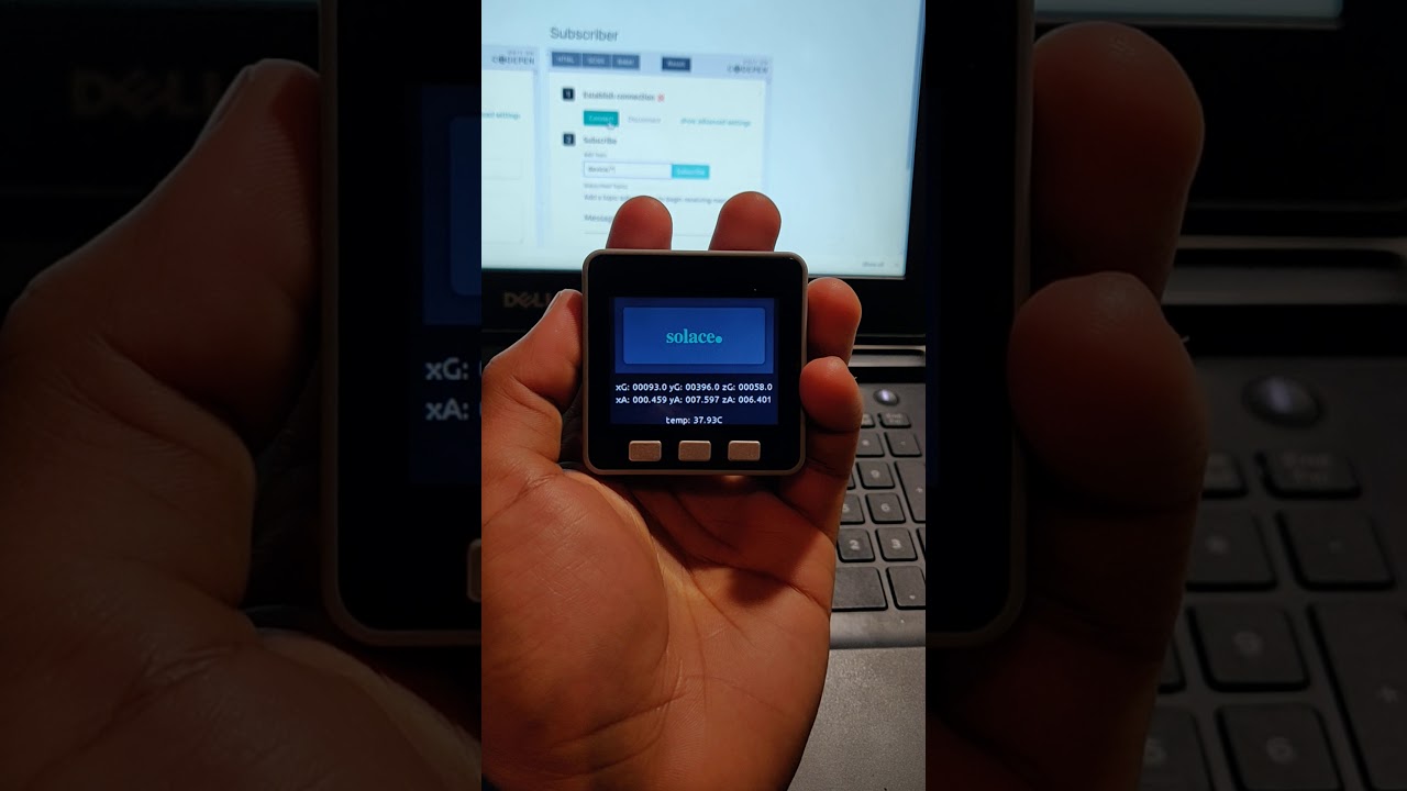Solace M5Stack demo - YouTube