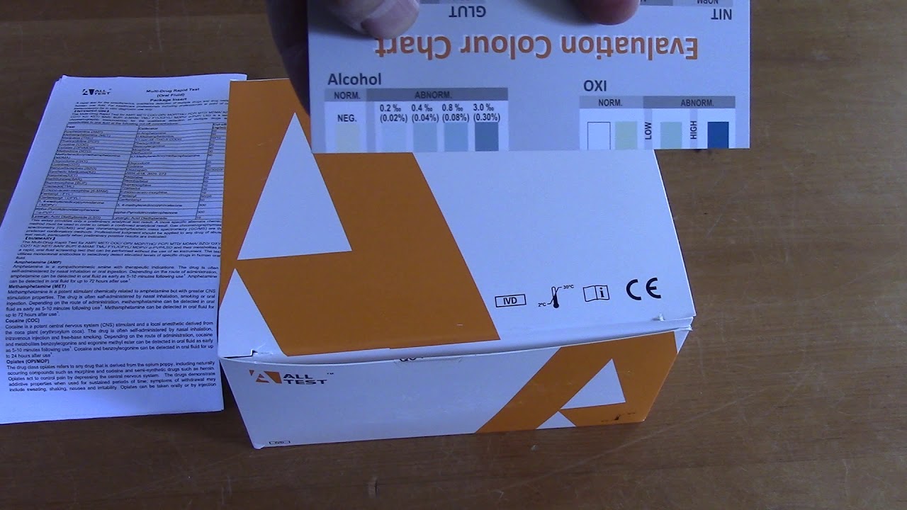 Direct Workplace Drug and Alcohol Test DSD-873ALC Demo part 1 - YouTube