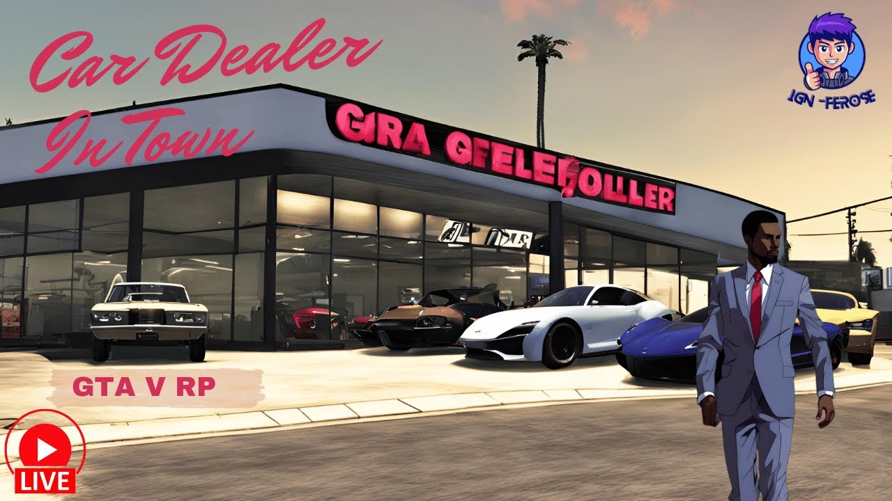 Car dealer in town | GTA V RP NEPAL | #lgrp - YouTube