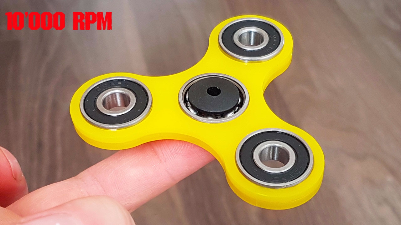 10,000 RPM FIDGET SPINNER! WORLDS FASTEST THIS IS CRAZY - YouTube