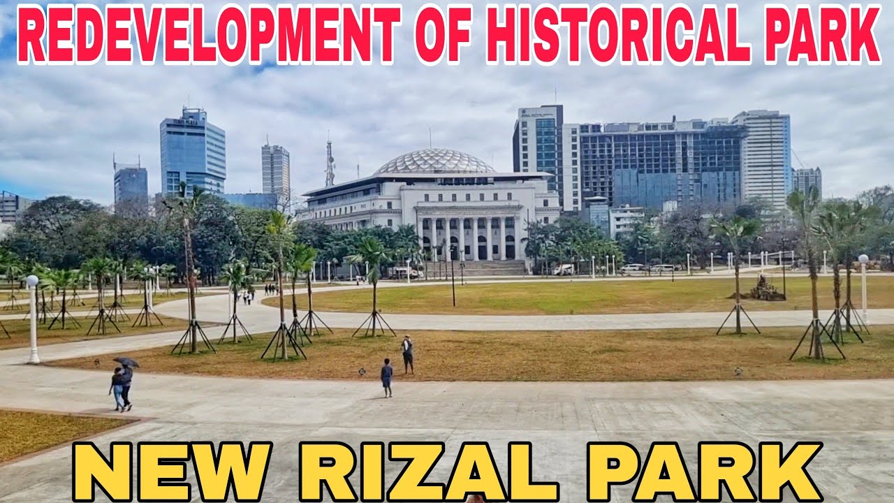 RIZAL PARK REDEVELOPMENT TODAY 02-17-2024 MANILA UPDATE - YouTube