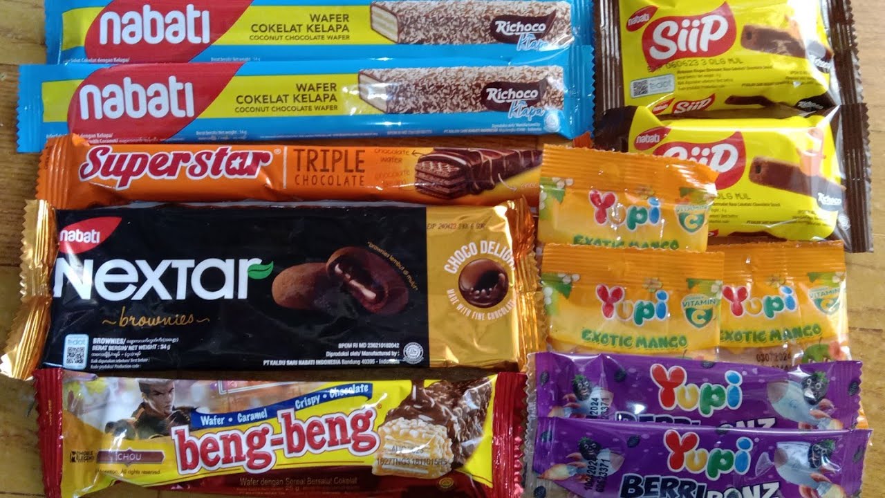 hunting Snack beng beng, yupi exotic, yupi Berri bonz, Oreo, Siip ...