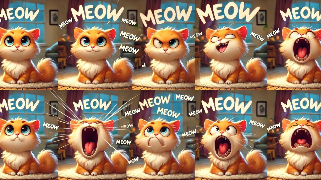 MEOW MEOW! The Catchiest Cat Song for Kids🐱 What Does the Cat Say ...