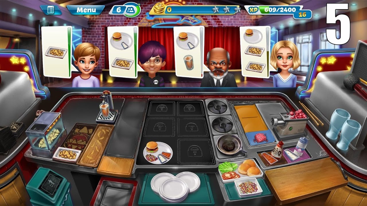 Cooking Fever - Gameplay Walkthrough Part 5 - (iOS, Android) - YouTube