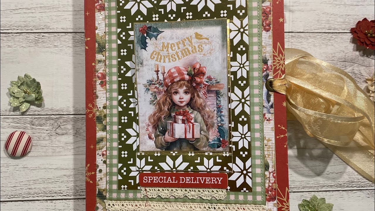 FOR SALE: Christmas Special Delivery Journal..Angela Kerr digital kit ...
