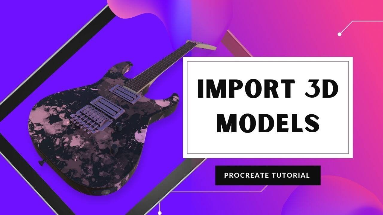 How To Import the Default 3D Models in Procreate 5.2 - YouTube