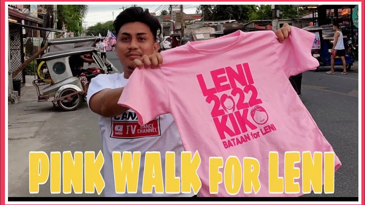 PINK WALK for LENI (Orani Bataan) - YouTube