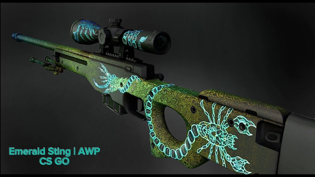 Skin CS:GO | Emerald Sting | AWP | Holographic - YouTube