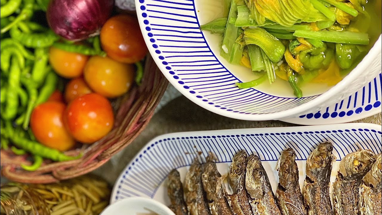 Inabraw at Pritong galunggong ASMR Cooking - YouTube