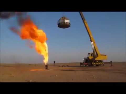 Fire fighting burning wells - YouTube