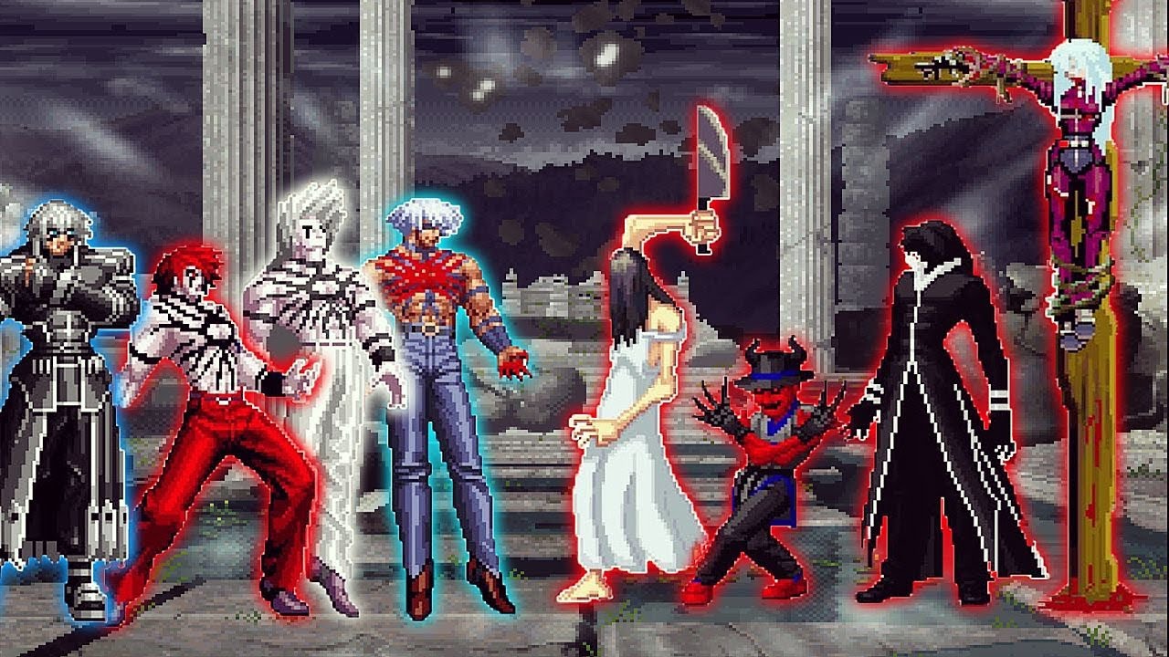 [Mugen KOF] Scary Team Vs Orochi Team - YouTube