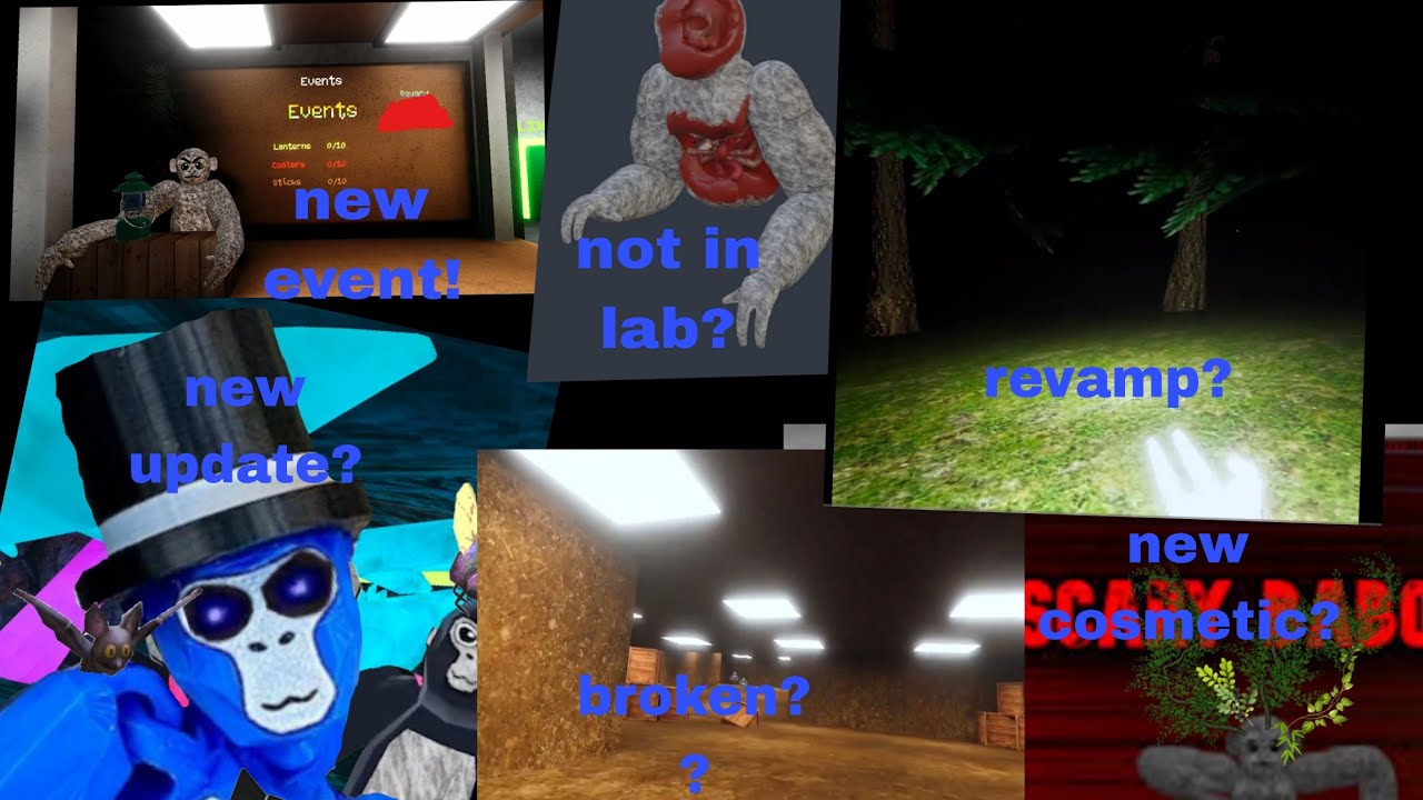 what is the new scary baboon forest event update? 🤔🤔 - YouTube