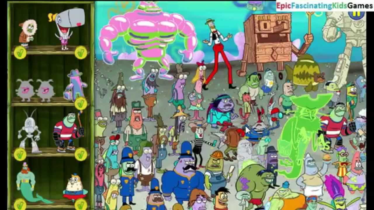 SpongeBob SquarePants The Ultimate Bikini Bottom Buddy Search Level Two ...