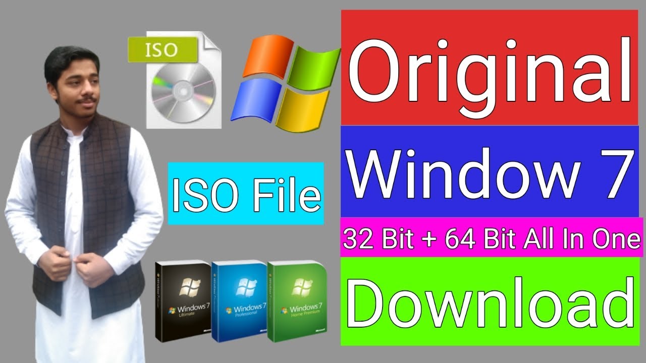 How To Download Windows 7 ISO File | Window 7, 8, 10 Download - YouTube
