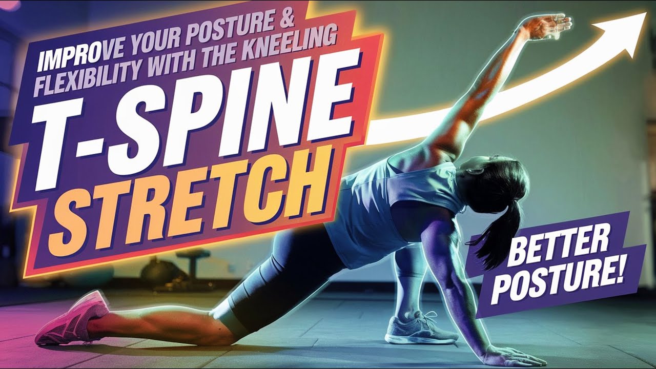 Improve Your Posture & Flexibility with the Kneeling T Spine Mobility ...