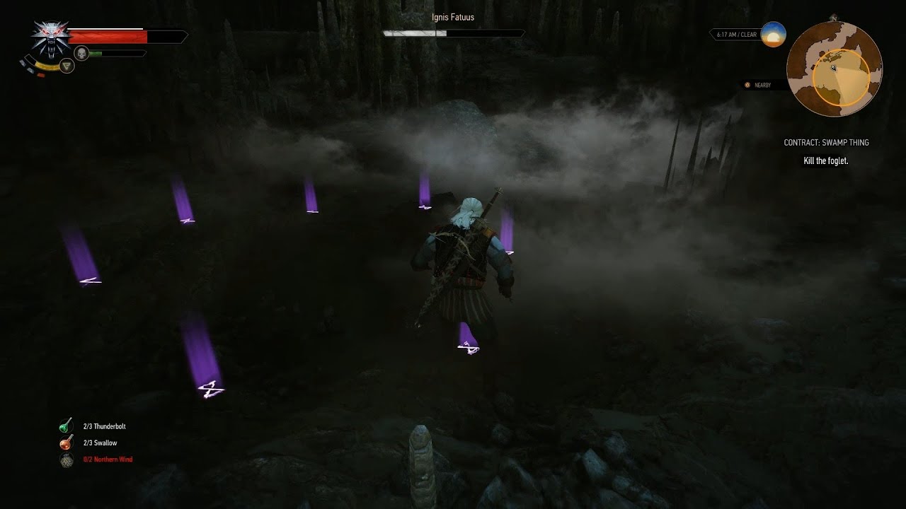 The Witcher 3 PC: Contract - Swamp Thing (monster) - YouTube