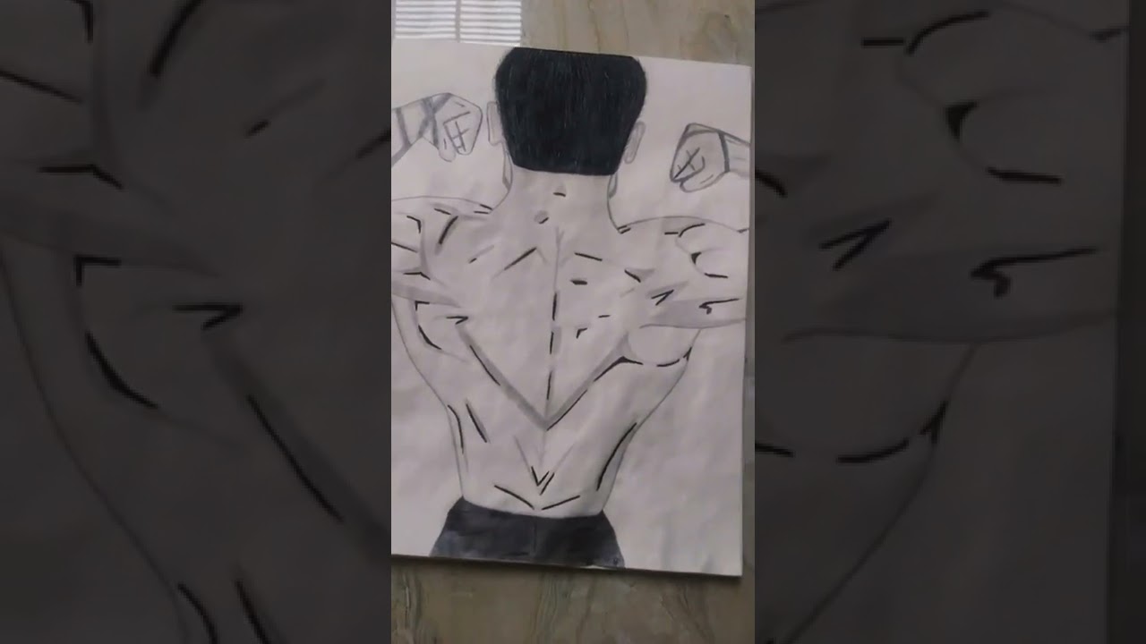 💪How to draw strongman's Muscular Body with veins. step by step - YouTube