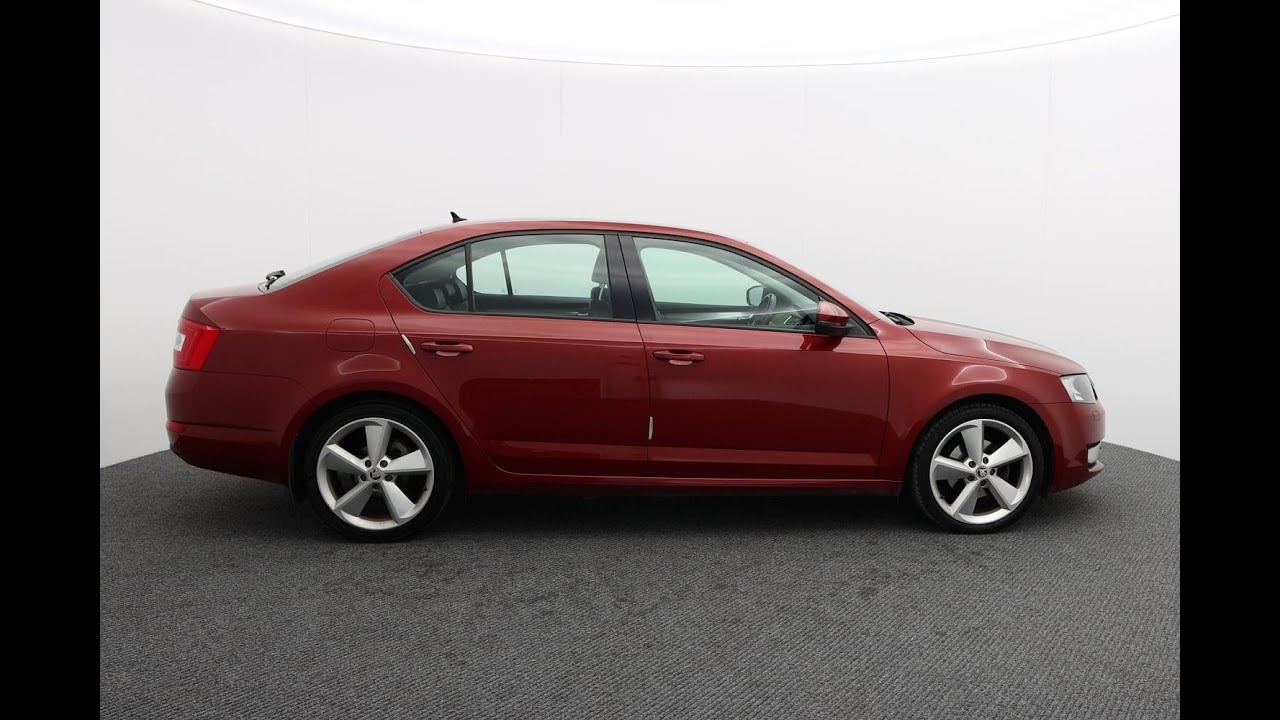 SKODA Octavia 2.0 TDi CR Elegance (150PS) 5-Dr Hatchback - Red - YouTube