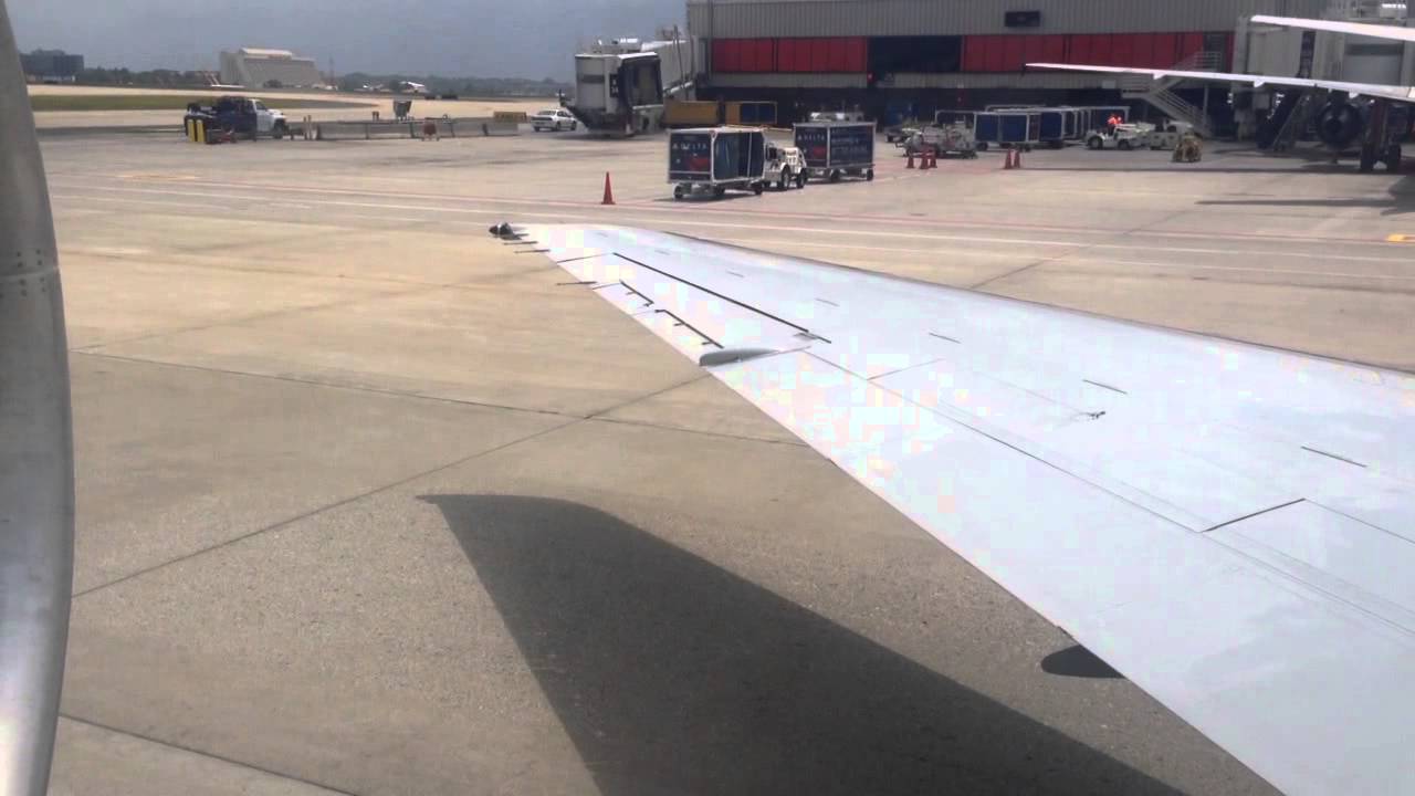 Delta 717 engine start up - YouTube