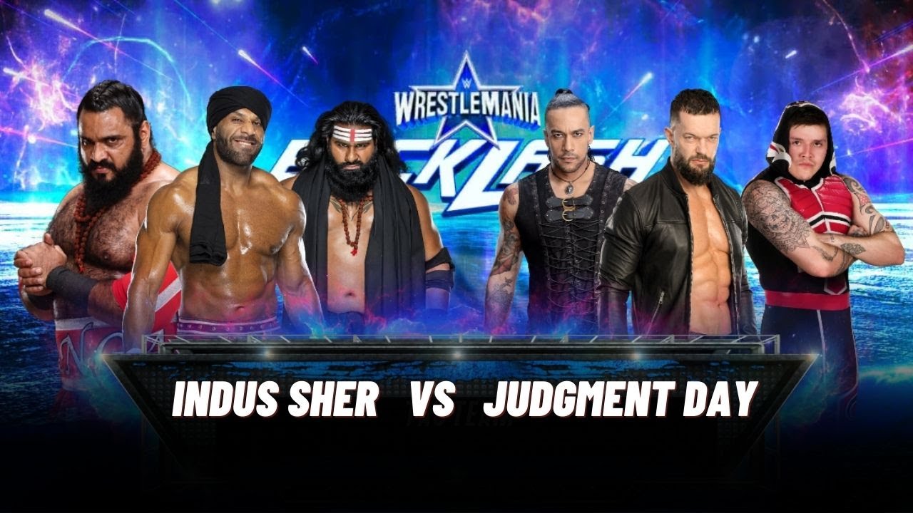 WWE 2K23 Indus Sher vs. Judgment Day | 6 Man Tag Team Match - YouTube