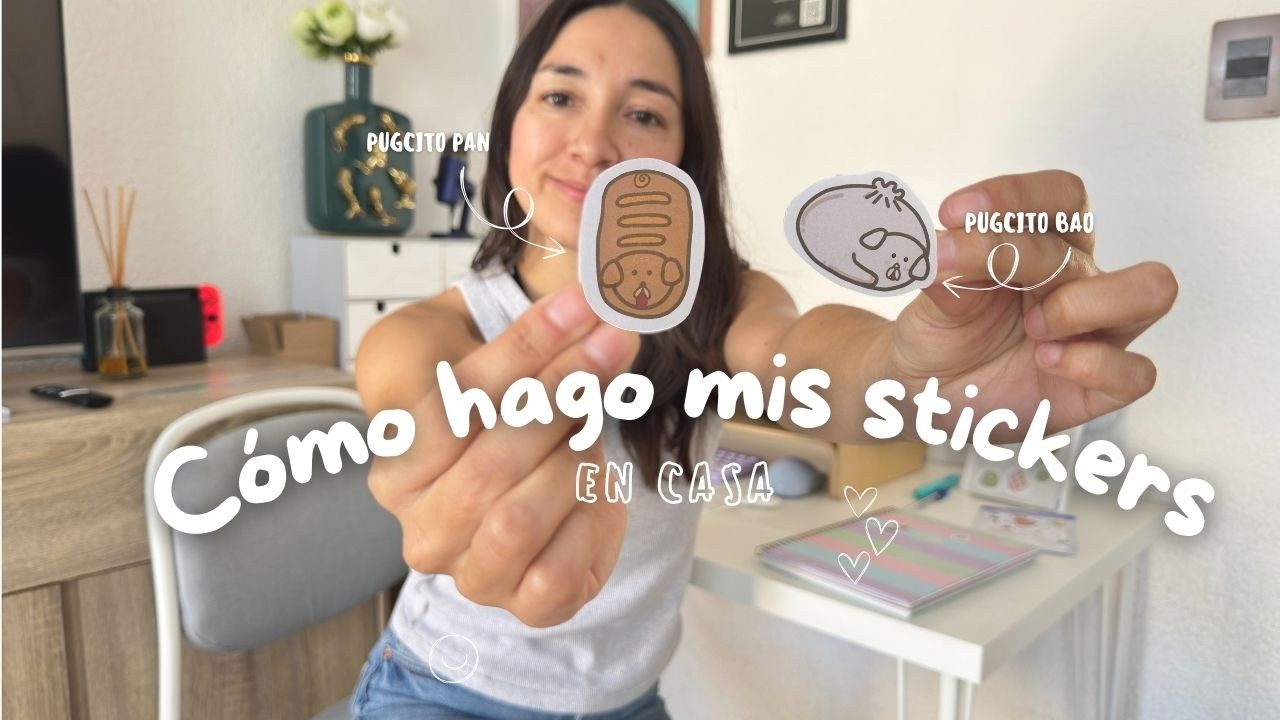 Cómo hago mis stickers desde casa Ilustra + Imprime + Corte con Cricut ...