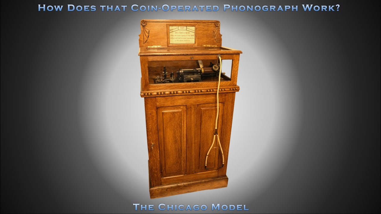 The Chicago Model Coin-Operated Phonograph - YouTube