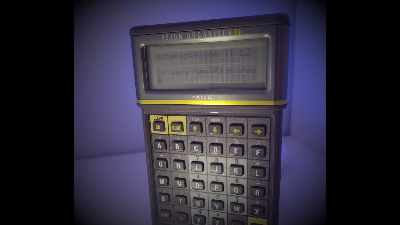 Taking a look at the Psion II LZ - YouTube