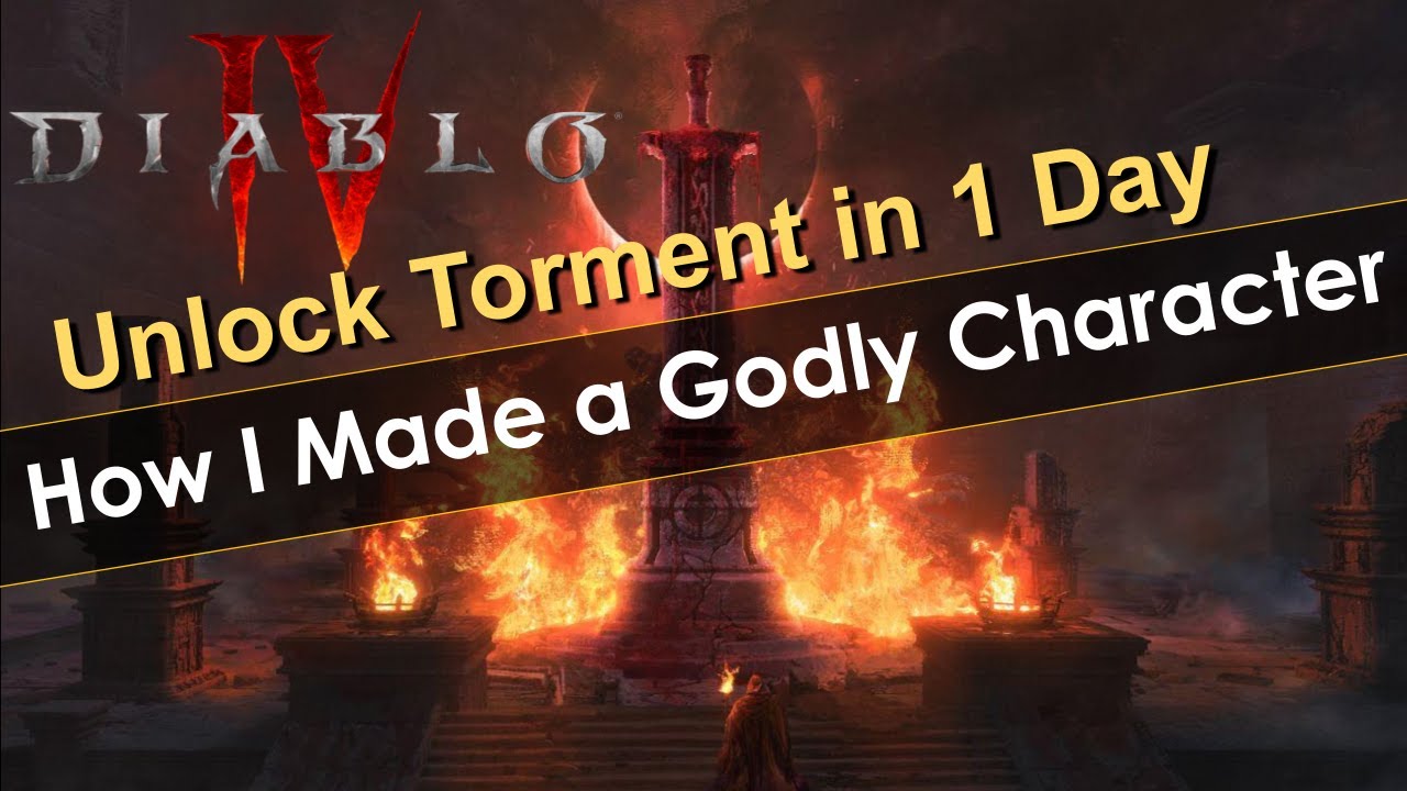 How I made a Godly Character in 1 Day in Diablo 4 - YouTube